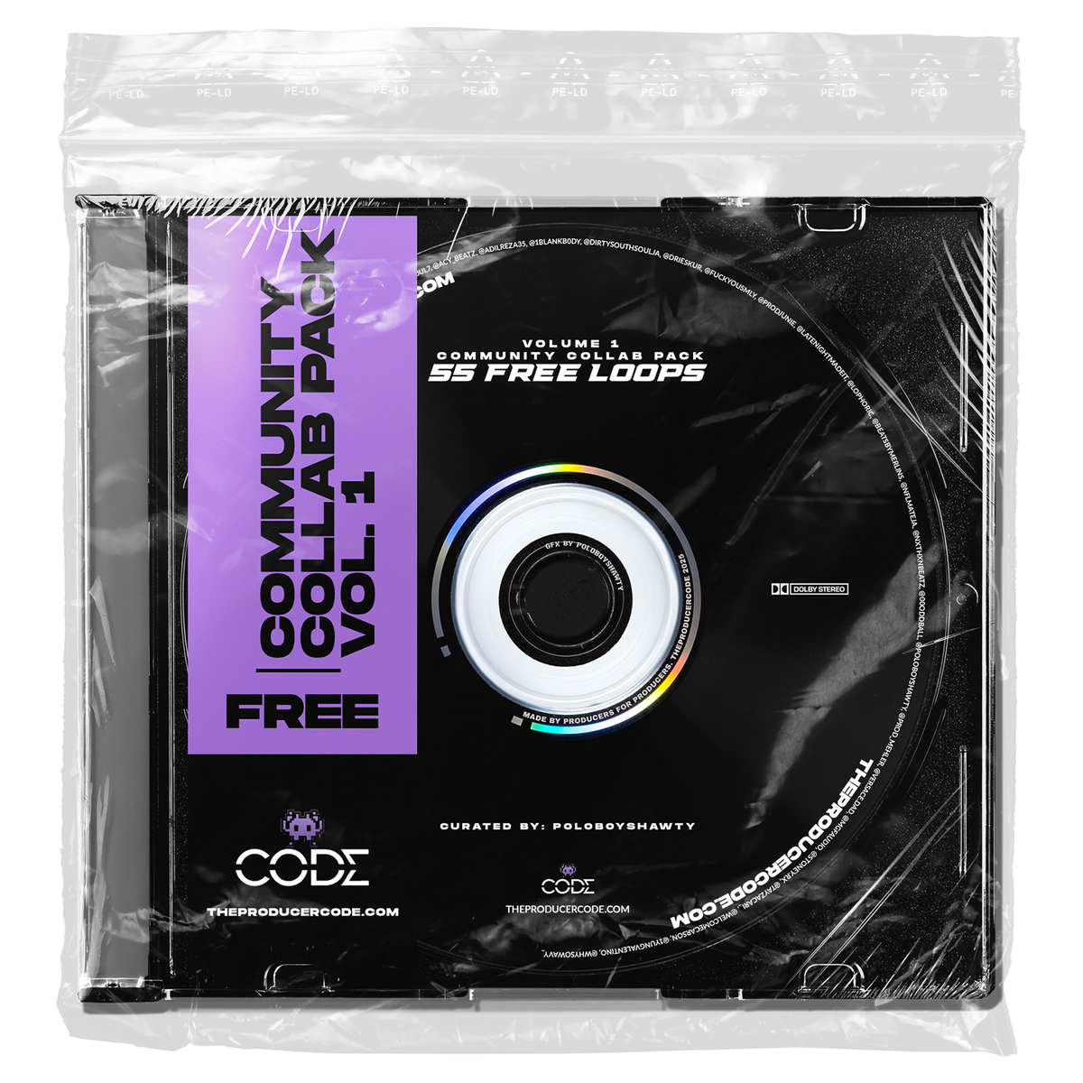 Free Community Collab Loop Pack Vol. 1 – 55 Loops by TheProducerCode – The Producer Code